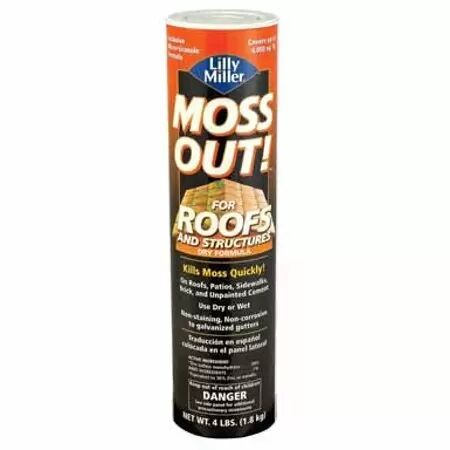 Moss Out! For Roof and Structures Granules, 4-Lb Can