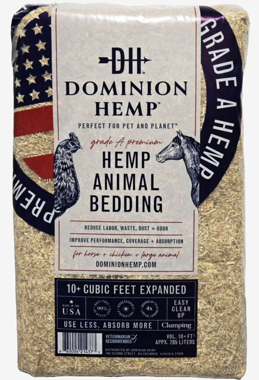 Dominion Hemp Large Bag Hemp Animal Bedding, 30-Lb