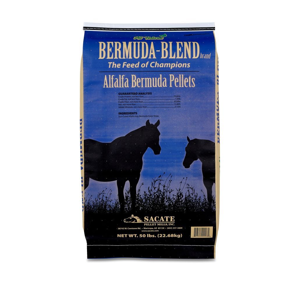 Sacate Pellet Mills Bermuda Blend Pellet - All, 50 lb