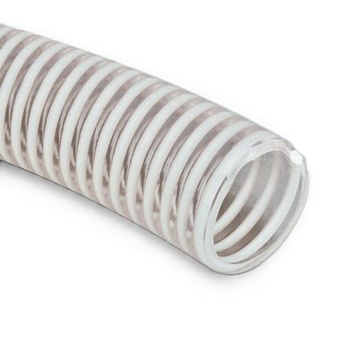 1-In Clear PVC Suction Hose Sold By The Foot