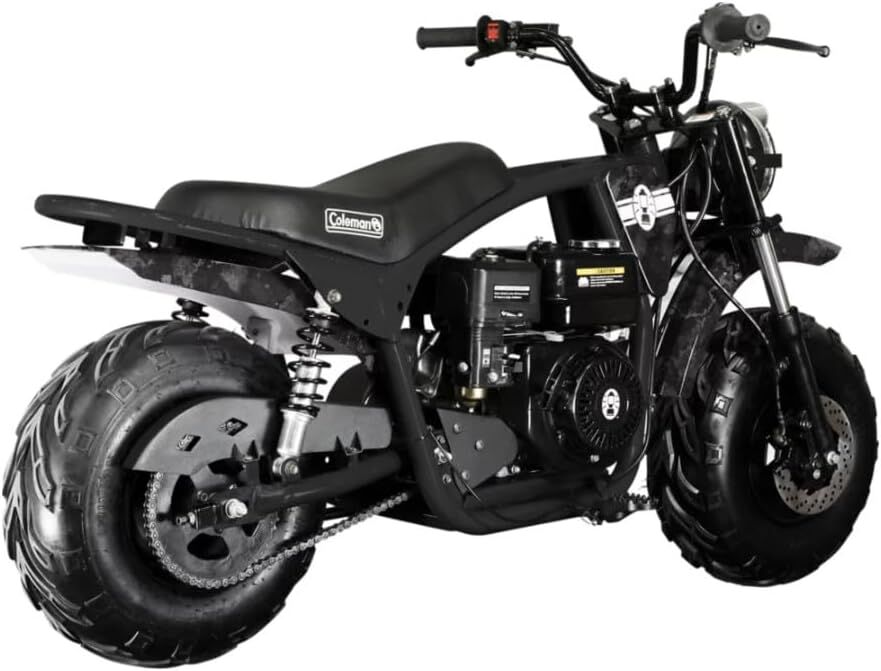 Coleman B200RSV Gas-Powered Rear Suspension Minibike, 196-cc