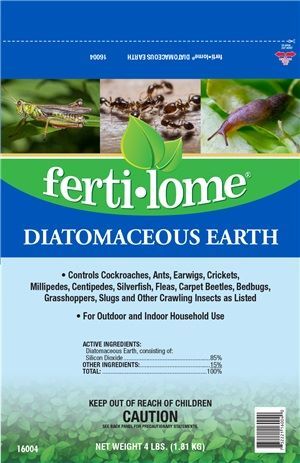 Ferti-Lome Diatomaceous Earth Crawling Insect Control Dust, 4-Lb