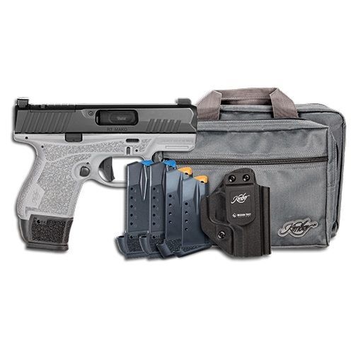 Kimber R7 Mako Gray 9mm Optics Ready Sub-Compact Pistol Bundle, 15-Rd