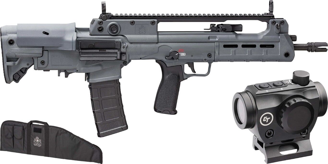 Springfield Armory Hellion 5.56 NATO Gray Semi-Auto Bullpup Rifle Gear ...