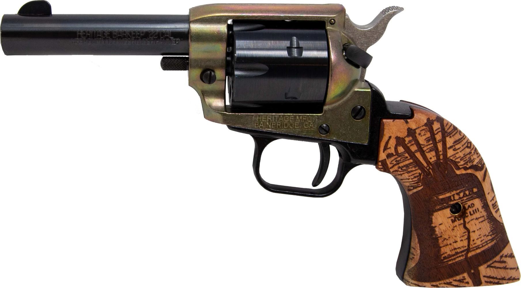 Heritage Barkeep .22 LR 3" Liberty Bell 6-Shot Revolver