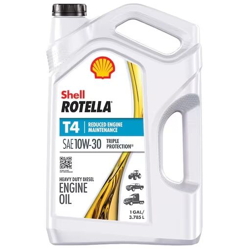 Shell Rotella T4 10W-30 Diesel Oil, 1-Gal